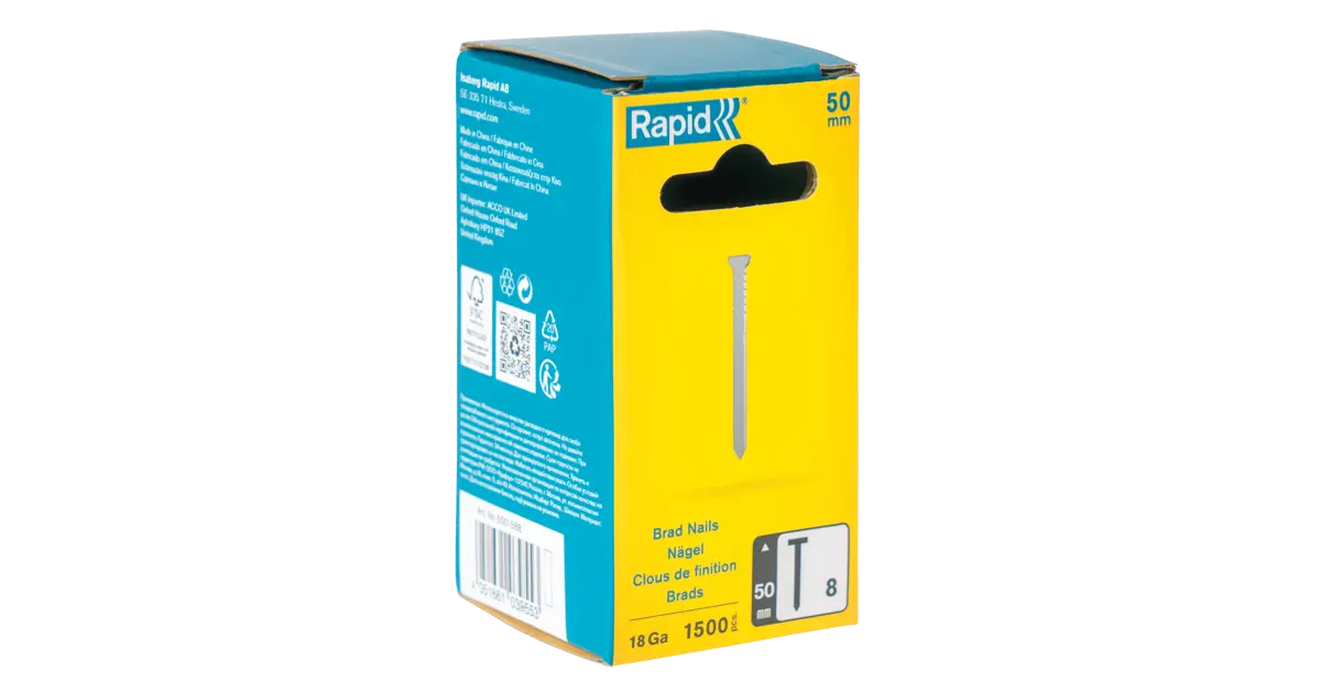 Chiodini Rapid tipo 8 da 50 mm | RAPID-REDESIGN