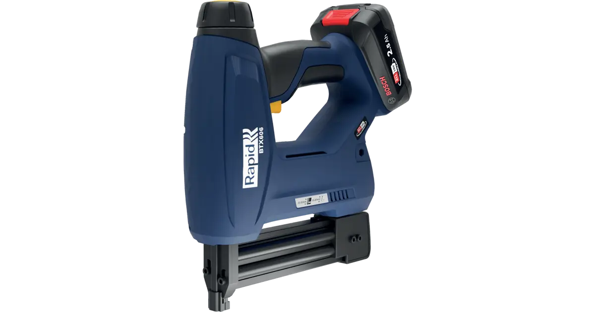 Rapid BTX606 Battery-powered staple gun for narrow crown staples 18V ...