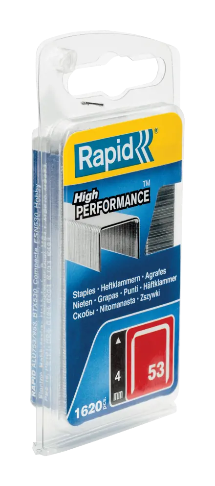 Rapid No. 53 Finewire staple 4 mm | RAPID-REDESIGN