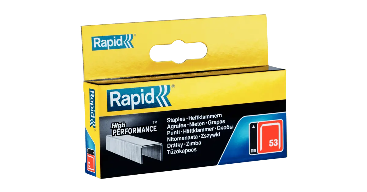 Rapid No. 53 Finewire staple 20 mm | RAPID