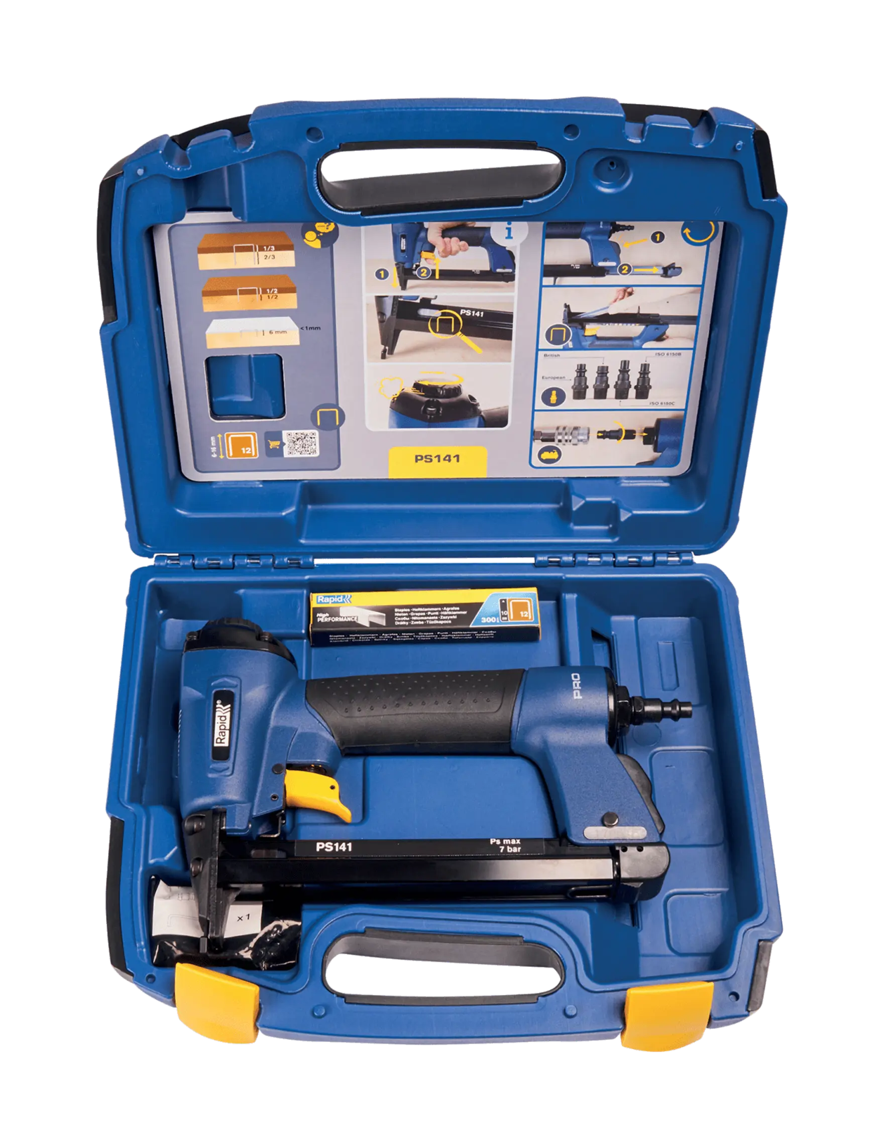 Rapid PRO PS141 Agrafeuse pneumatique professionnelle | RAPID-REDESIGN