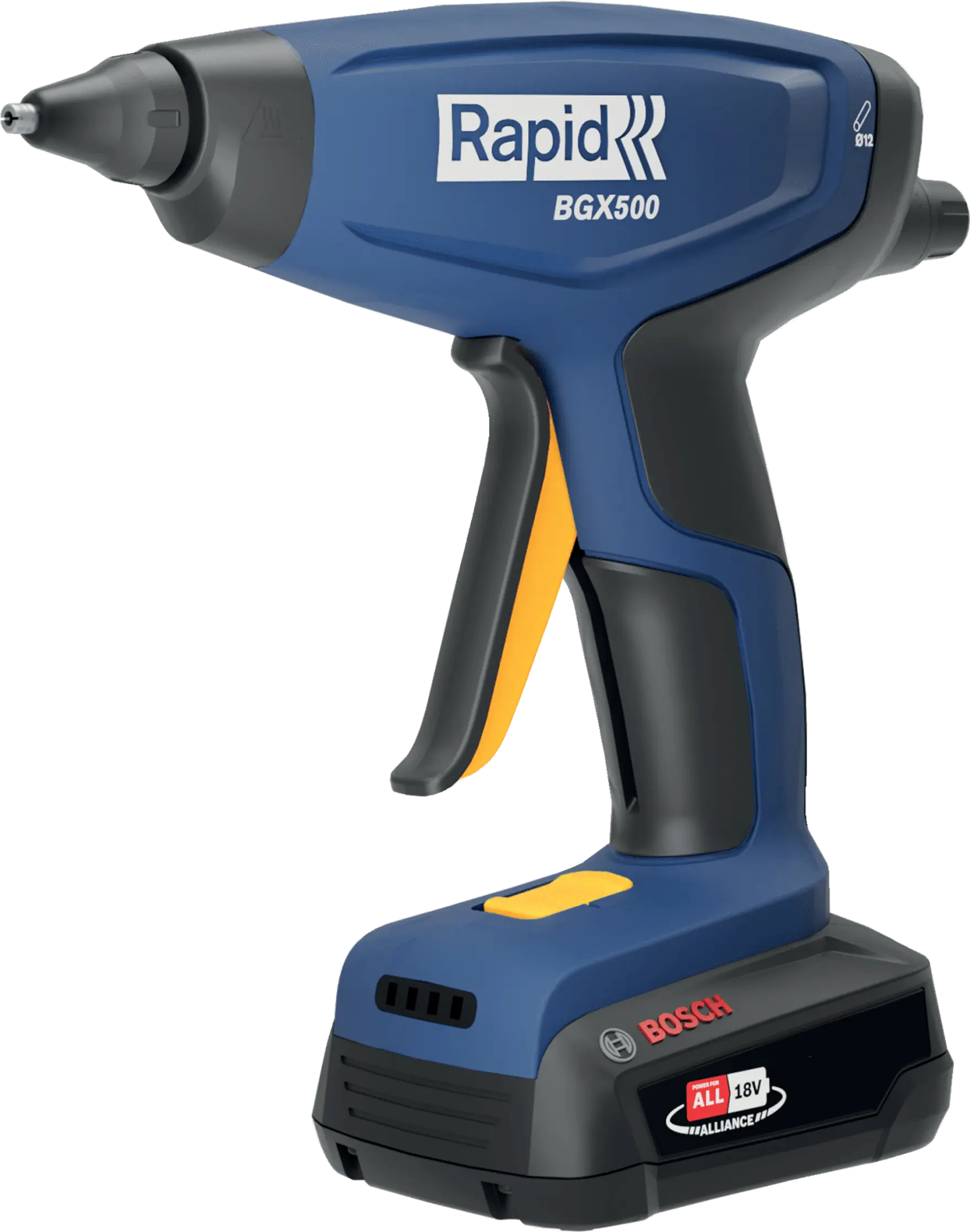 Pistolet Klejowy Akumulatorowy BGX500 18V P4A | RAPID-REDESIGN