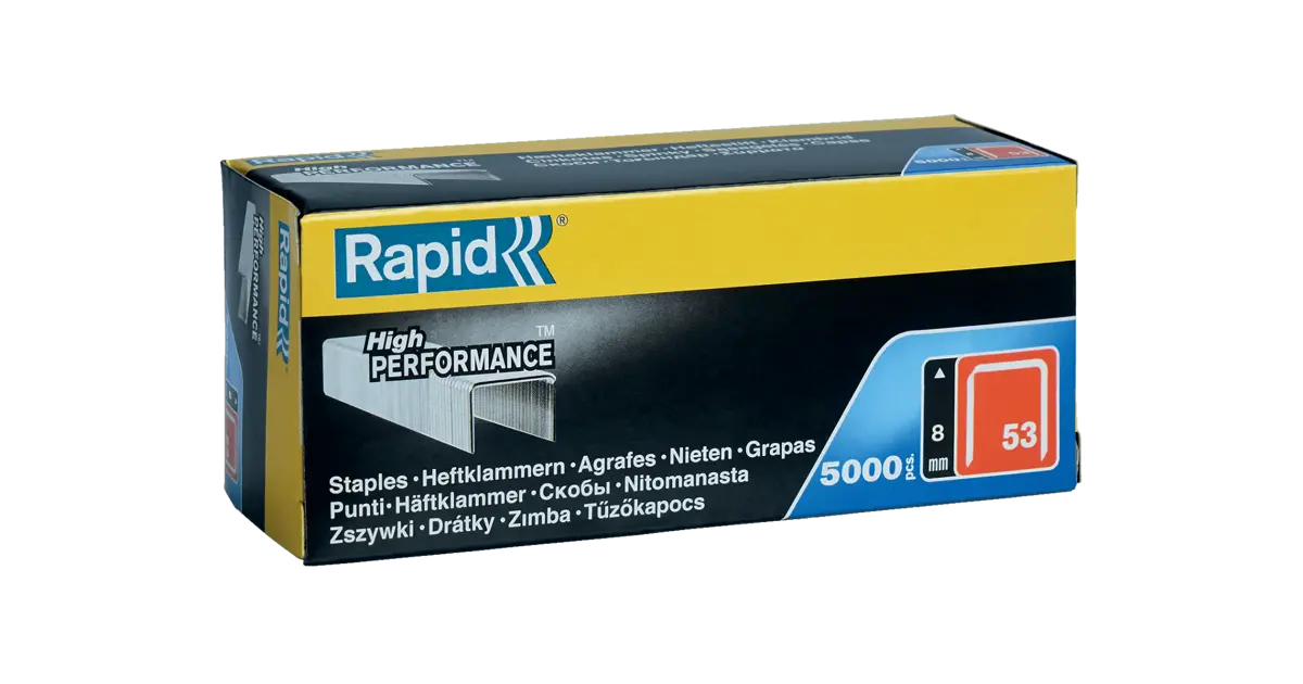 Rapid No. 53 Finewire staple 8 mm | RAPID