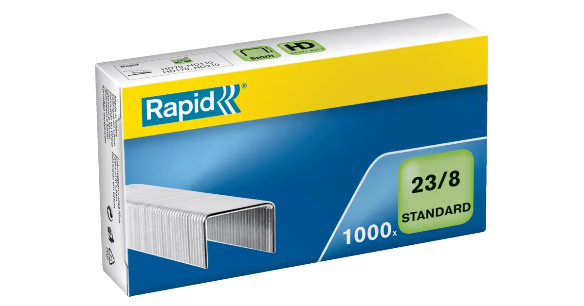 Rapid Standard Staples 23/8 | RAPID