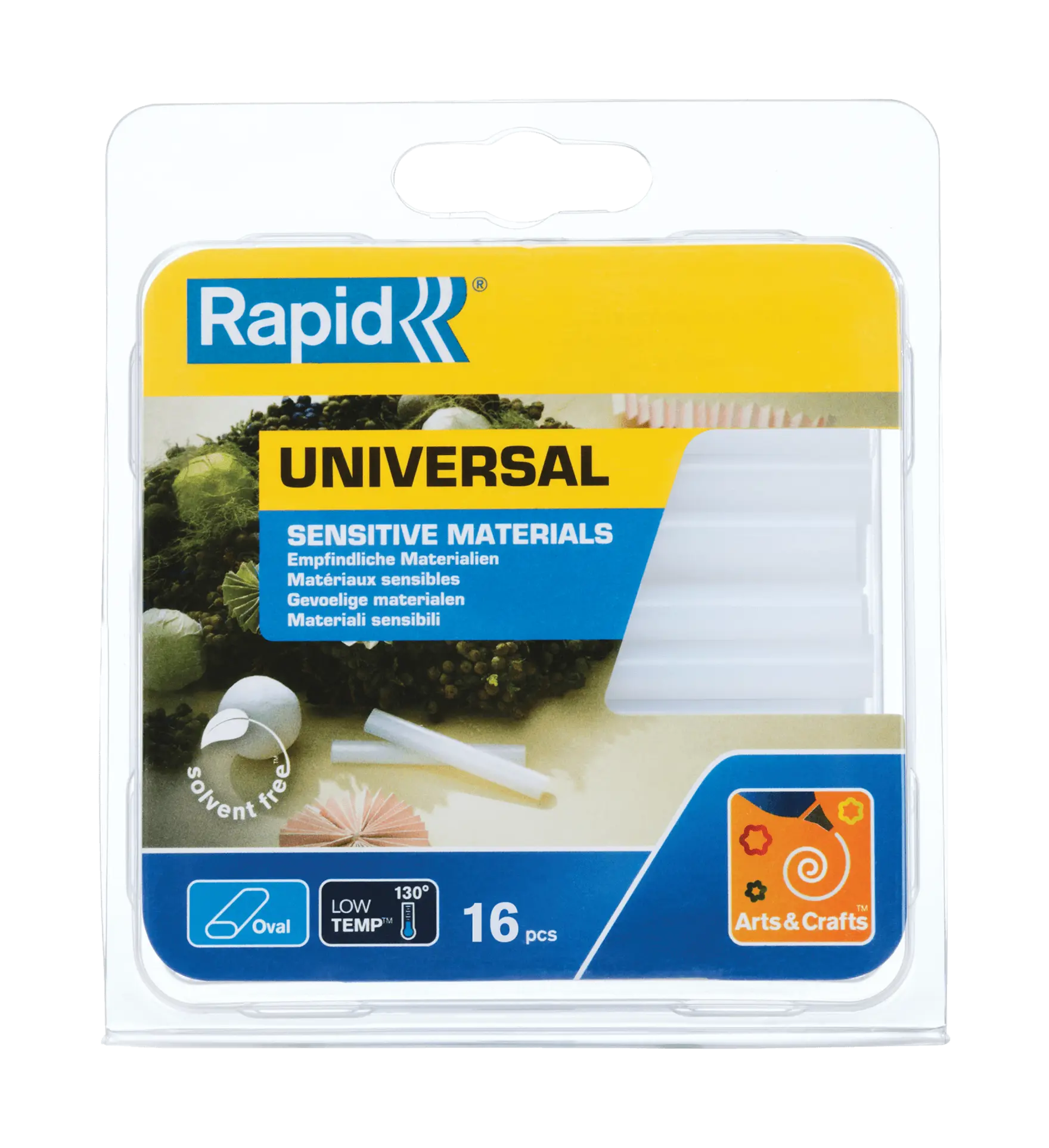 Rapid Oval Glue Sticks for Sensitive materials, Universal transparent ...